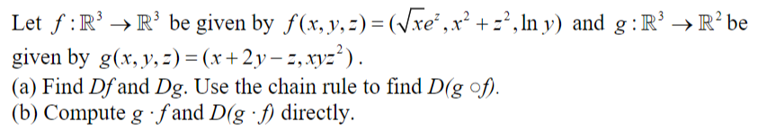 Solved part b) should also be composition - not dot product | Chegg.com