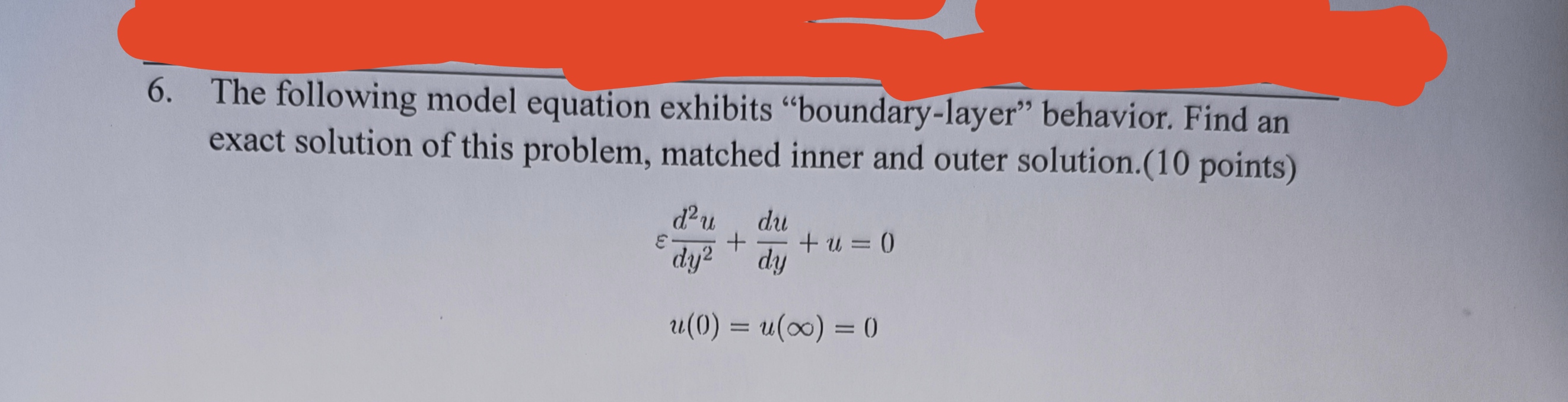 Solved The following model equation exhibits | Chegg.com