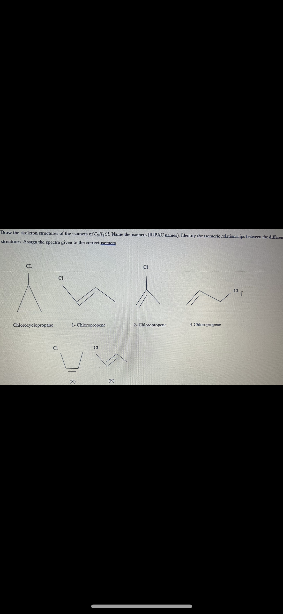 Solved Draw the skeleton structures of the isomers of | Chegg.com