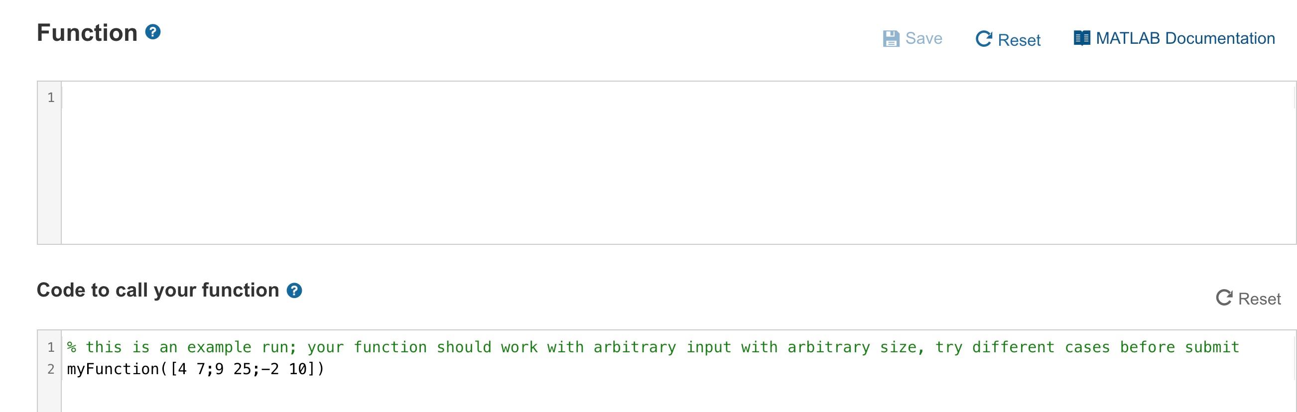 Solved nested for-loop, function on an input matrix Write a | Chegg.com