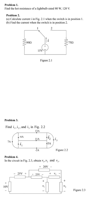 Solved find the hot resistance of lightbulb rated 80 W, 120 | Chegg.com
