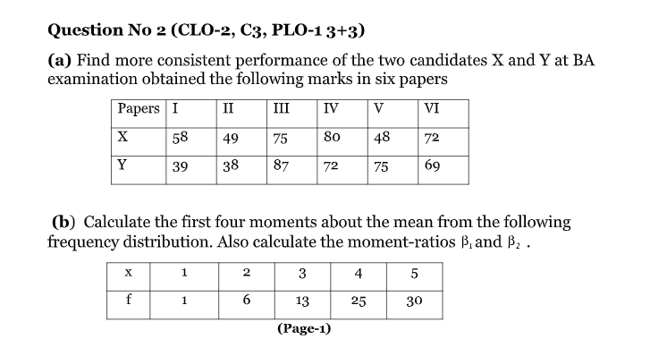 Solved Question No 2 (CLO-2, C3, PLO-1 3+3) (a) Find more | Chegg.com