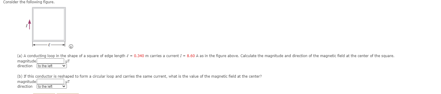 Solved Consider the following figure. (a) A conducting loop | Chegg.com