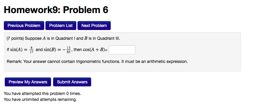 Solved Homework9: Problem 6 Previous Problem Problem List | Chegg.com