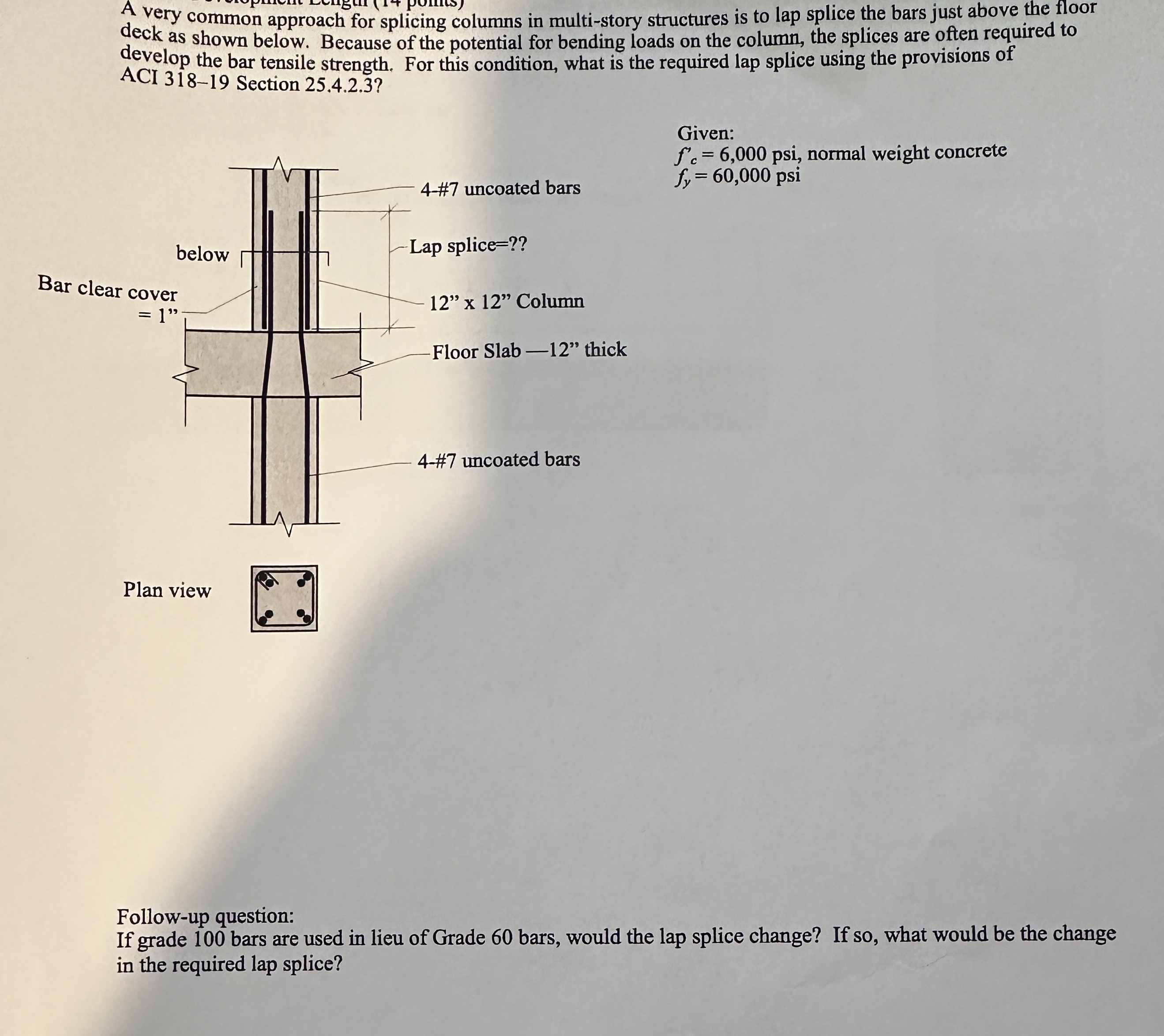 Solved A very common approach for splicing columns in | Chegg.com