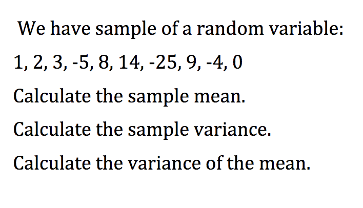 Solved We have sample of a random variable: | Chegg.com
