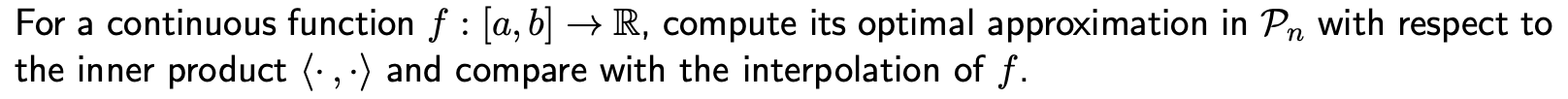 Solved Interpolation and optimal 2-norm approximation (extra | Chegg.com