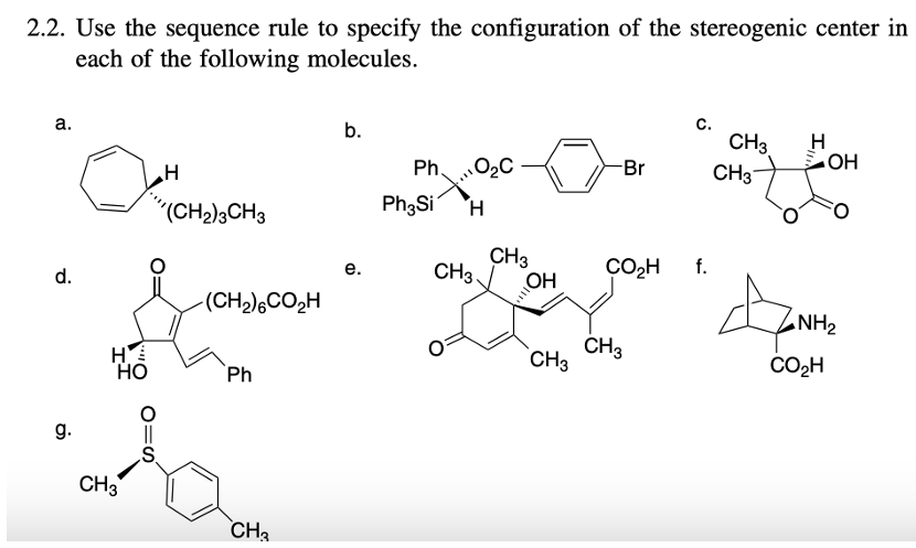 Solved 2.2. Use the sequence rule to specify the | Chegg.com