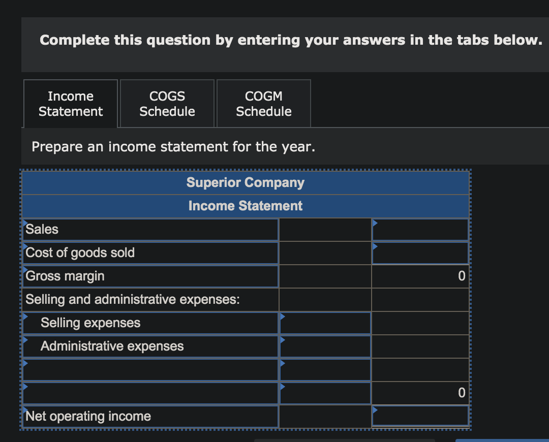 Solved Problem 3-13 (Algo) Schedules of Cost of Goods | Chegg.com