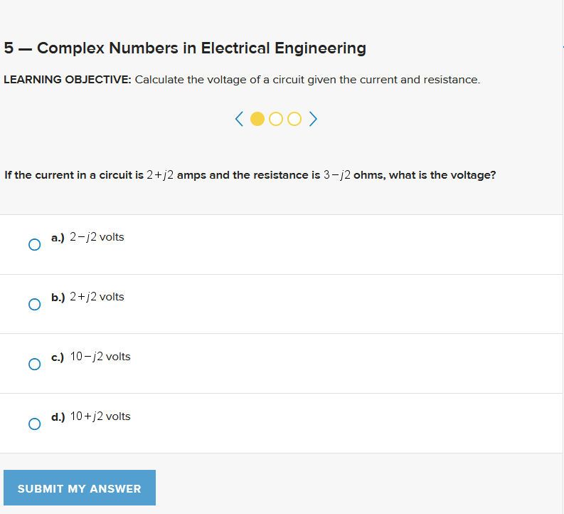 Solved Complex Numbers in Electrical Engineering EARNING | Chegg.com