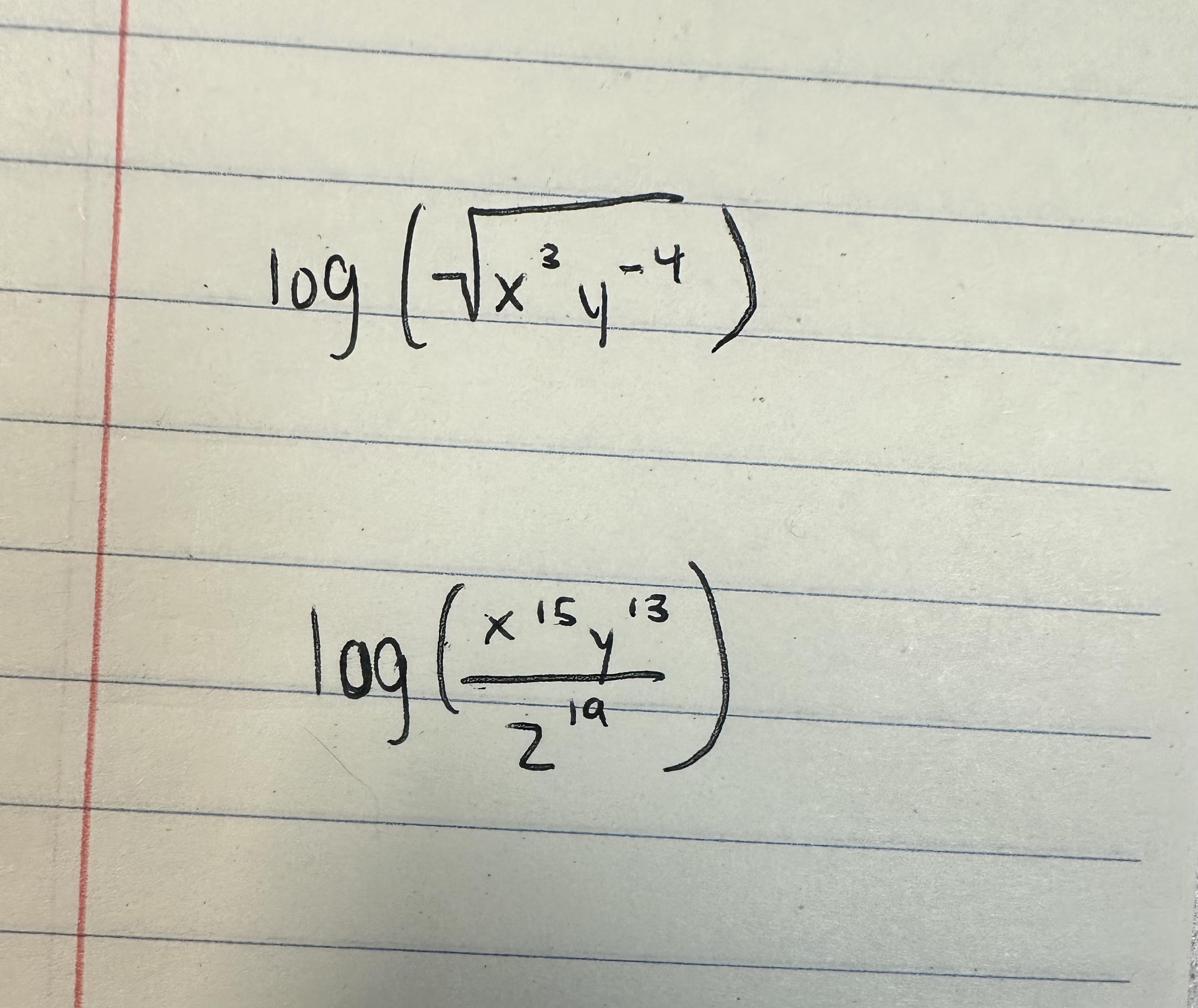 Solved use the properties of logarithms to expand the | Chegg.com