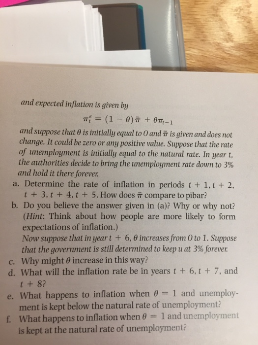 Solved 5. Mutations of the Phillips curve Suppose that the | Chegg.com