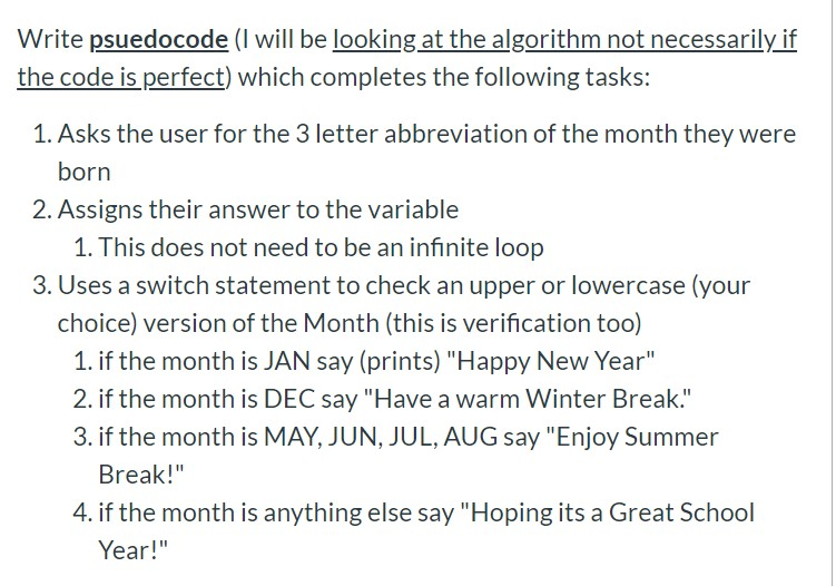 Solved Write Psuedocode I Will Be Looking At The Algorithm 1320