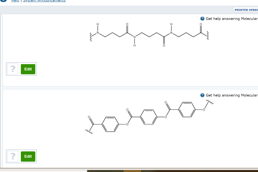 Solved Practice Problem 27.31 Draw the monomer(s) required | Chegg.com