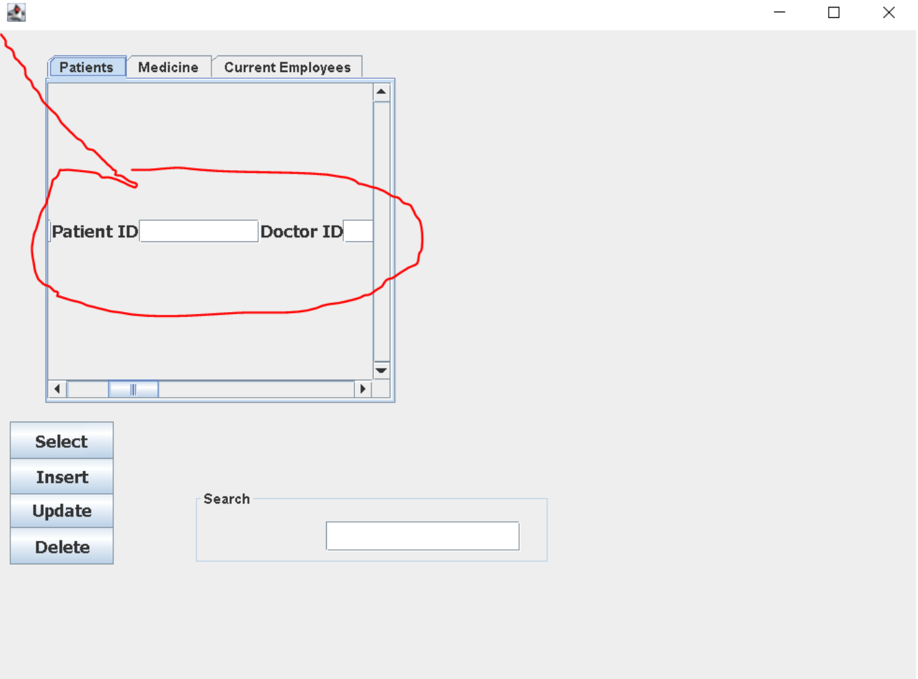 Solved Create a GUI in Java - Hospital Topic: Java GUI, | Chegg.com