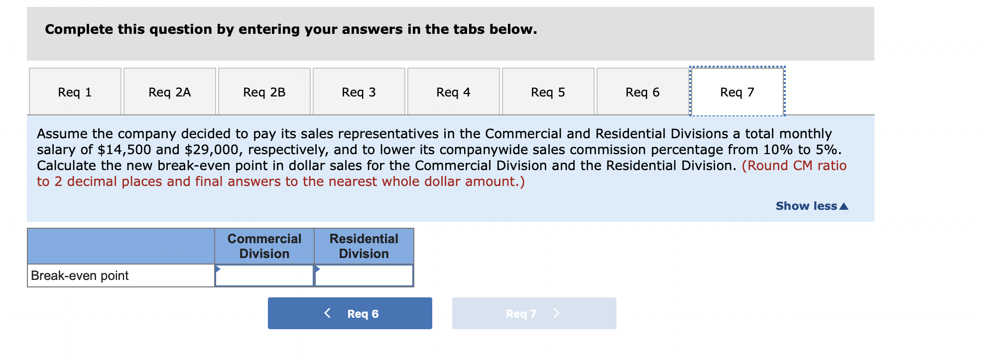 Solved Problem 7-24 (Algo) Companywide and Segment | Chegg.com