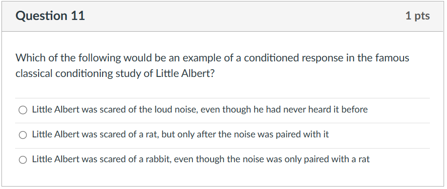 Solved Which of the following would be an example of a | Chegg.com