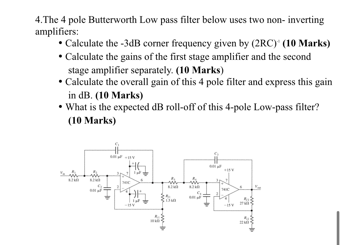 Solved 3. The Instrumentation Amplifier circuit below is | Chegg.com