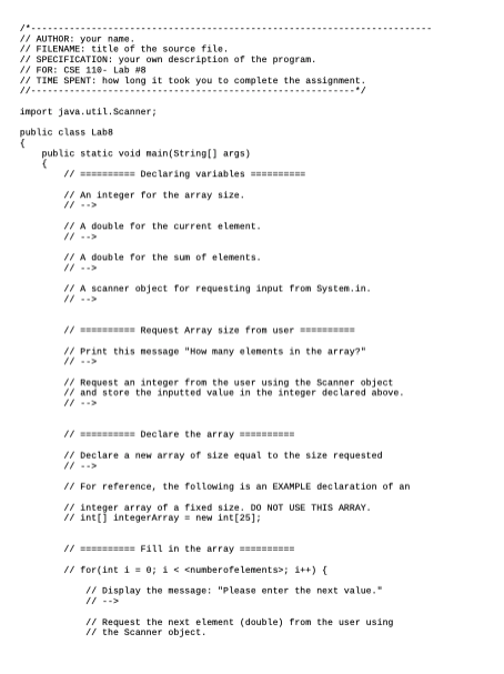 Solved ASUEngineering iSe ty CSE 110 Lab 8 - Lab Topics The | Chegg.com