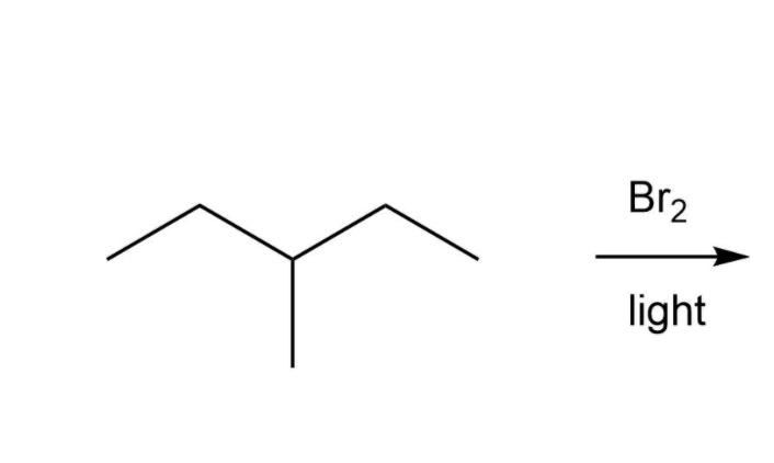 Solved Draw the major monobromination product when the | Chegg.com