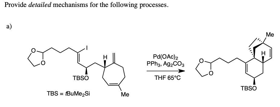 Solved Provide detailed mechanisms for the following | Chegg.com