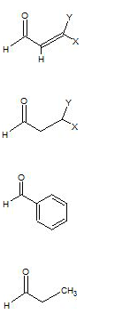 Solved An aldehyde proton at 9.8 ppm is split into a | Chegg.com