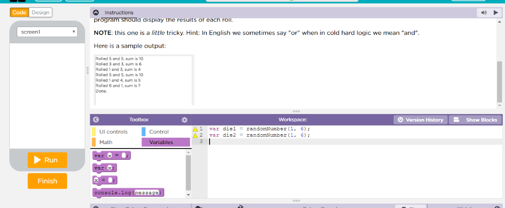 Solved Need to solve using code.org Lesson 11 # 13 | Chegg.com