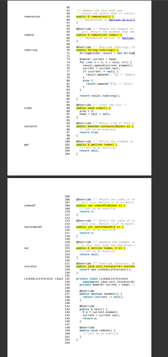Solved I need help with this question for Java, explanation | Chegg.com