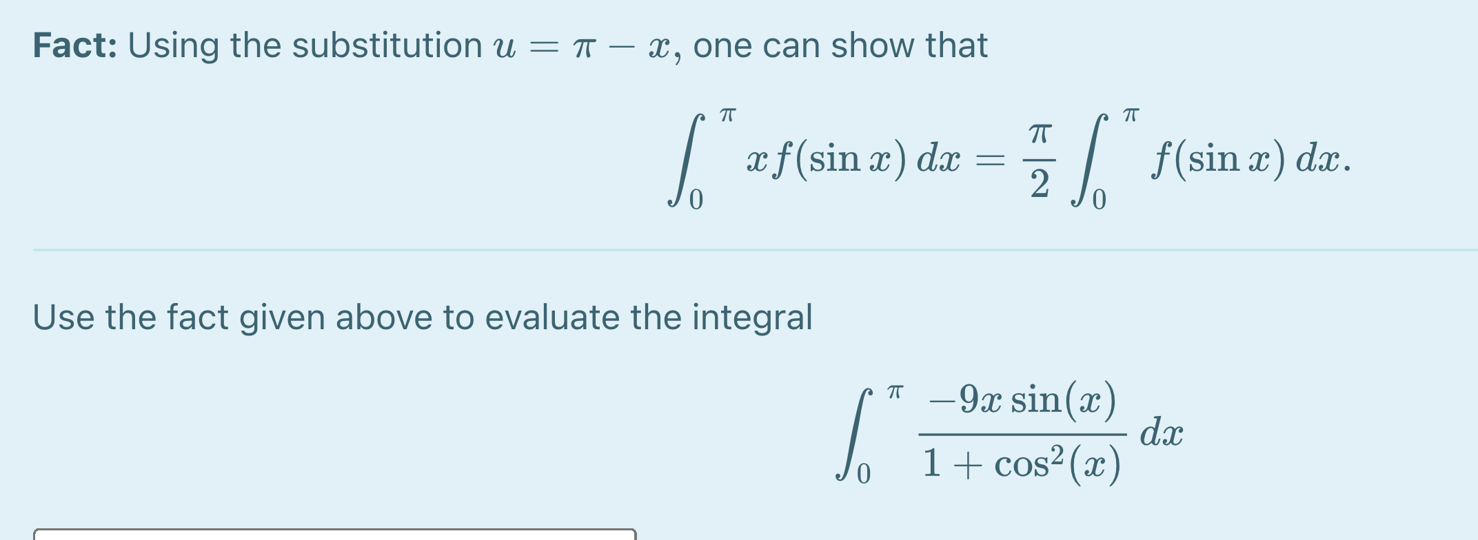Solved Fact: Using the substitution u= m – X, one can show | Chegg.com