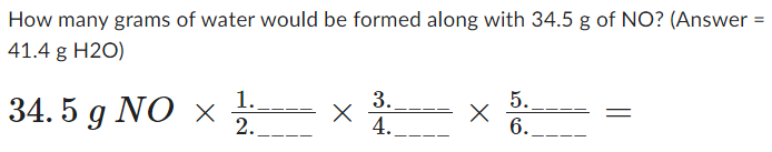 Solved How many grams of water would be formed along with | Chegg.com