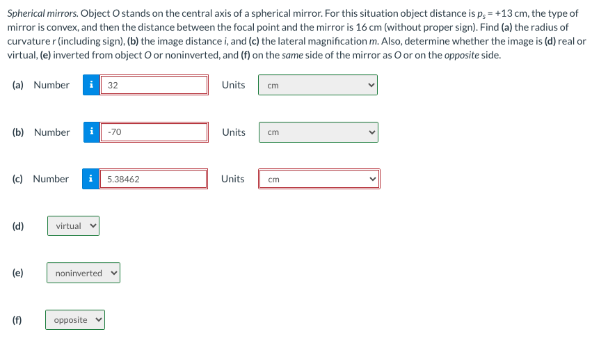 Solved Spherical mirrors. Object O stands on the central | Chegg.com