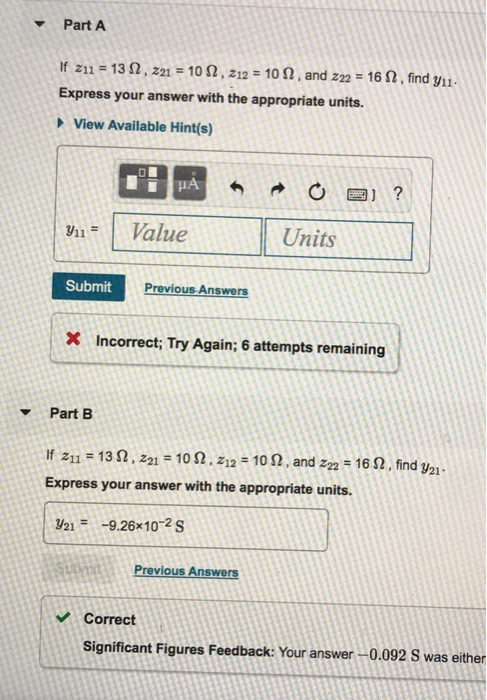 Solved Problem 3 Calculate the y parameters for the circuit | Chegg.com