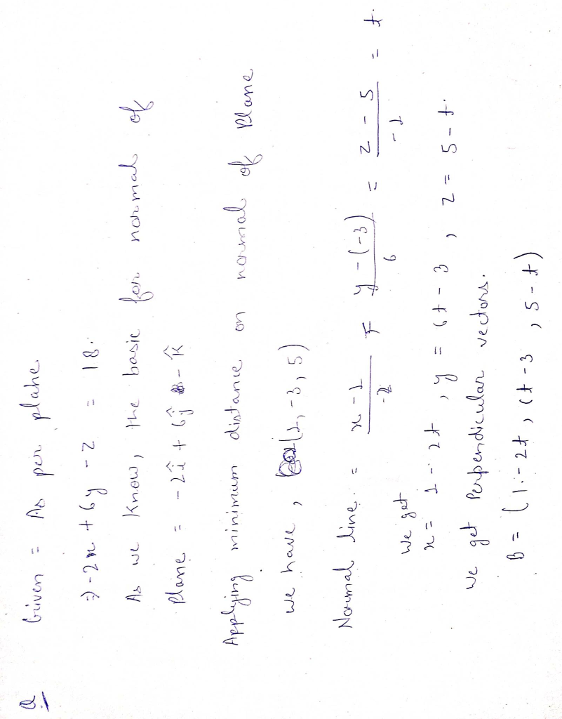 Solved Can some explain what minimum distance formula in | Chegg.com