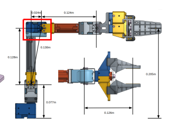 Solved Consider the 4DOF robotic arm below. Find: a) | Chegg.com