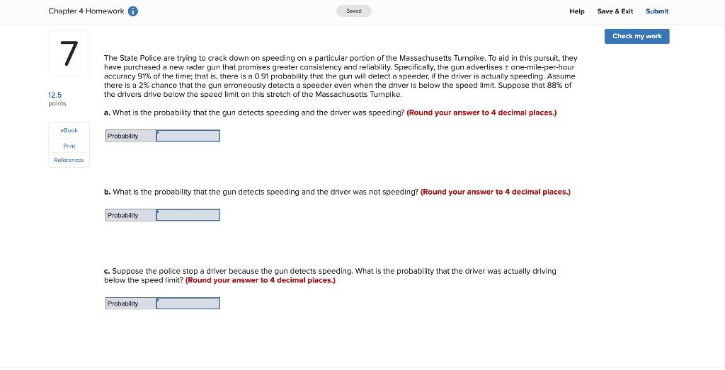 Solved Chapter 4 Homework a Seved Help Save & Exit Submit | Chegg.com