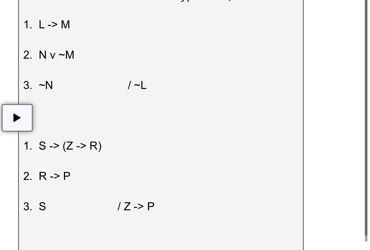 Solved Perform a proof of validity for the following two | Chegg.com