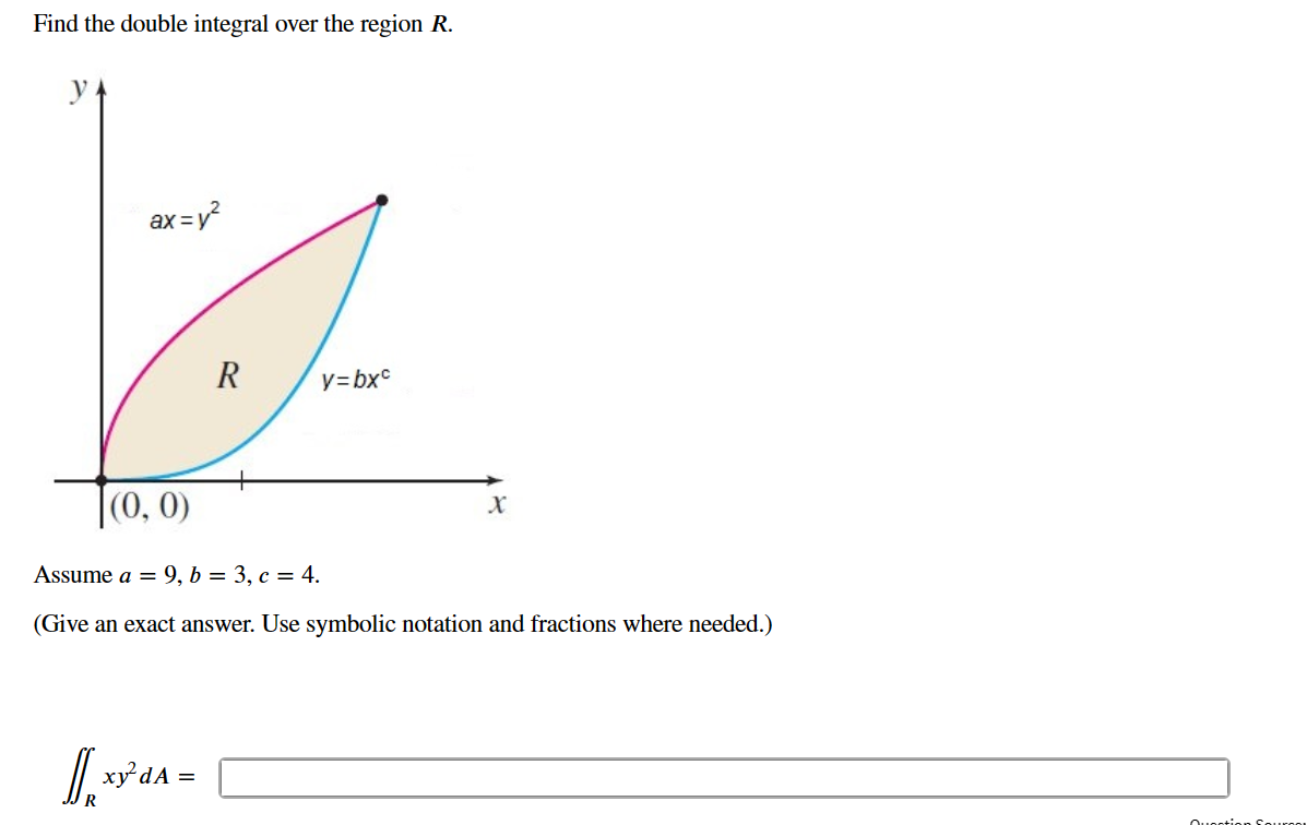 Solved Find the double integral over the region R.Assume | Chegg.com