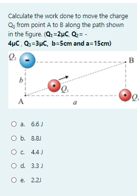 Solved Calculate the work done to move the charge Q3 from | Chegg.com