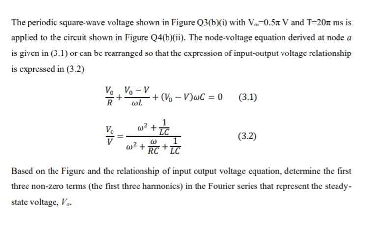 Solved The periodic square-wave voltage shown in Figure | Chegg.com
