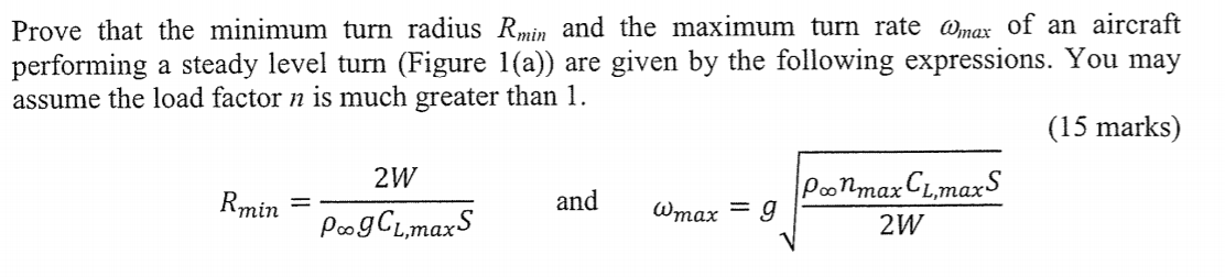 Solved Prove that the minimum turn radius Rmin and the | Chegg.com