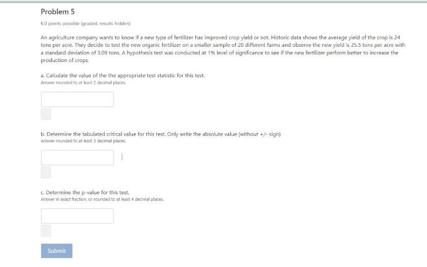 Solved Problem 5 6.0 points possible (graded, results | Chegg.com