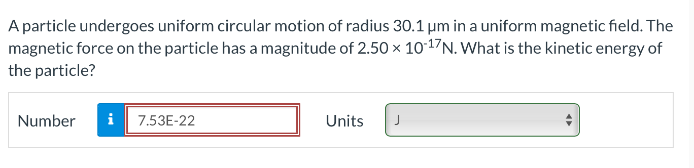 Solved A particle undergoes uniform circular motion of | Chegg.com