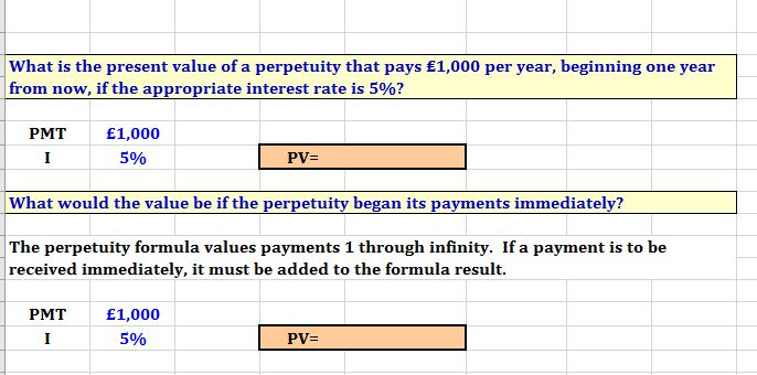 Solved What is the present value of a perpetuity that pays | Chegg.com