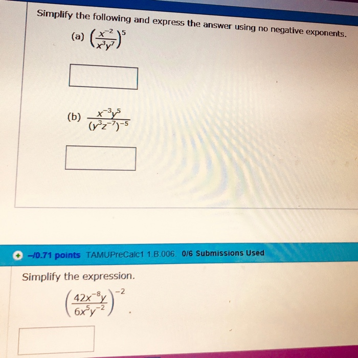 Solved Simplify the following and express the answer using | Chegg.com
