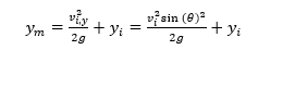 Solved 7. Calculate the theoretical maximum height for each | Chegg.com
