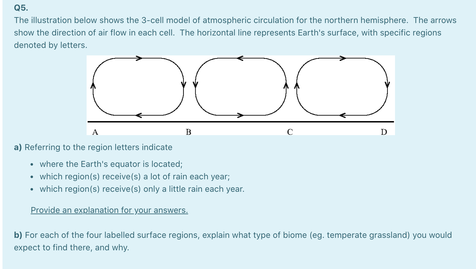 Solved Q5. The illustration below shows the 3-cell model of | Chegg.com