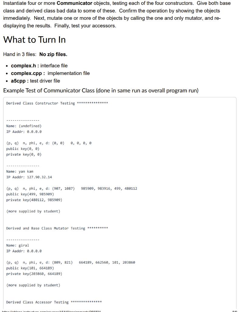 Using Inheritance Application: Encryption Keys 0534 | Chegg.com