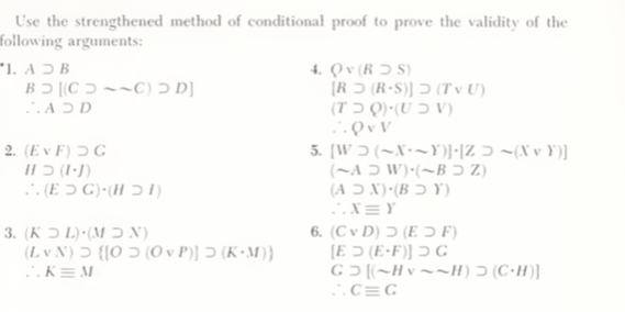 Solved Use the strengthened method of conditional proof to | Chegg.com