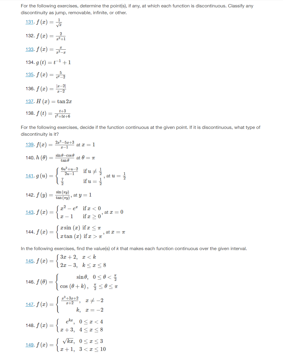 Solved For the following exercises, determine the point(s), | Chegg.com
