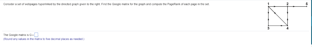 Solved Consider a set of webpages hyperlinked by the | Chegg.com